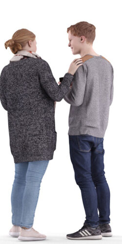 Sharon & William Posed 002 | RENDERPEOPLE