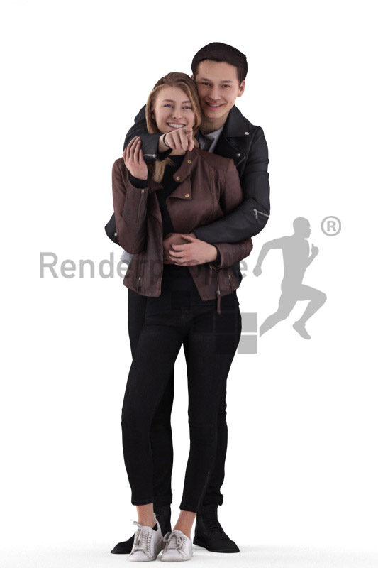 Isabelle & Mason Posed 001 | RENDERPEOPLE