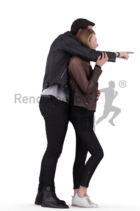 Isabelle & Mason Posed 001 | RENDERPEOPLE