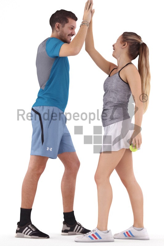 Michelle & Kyle Posed 010 | RENDERPEOPLE