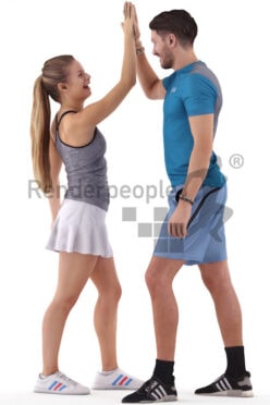 Michelle & Kyle Posed 010 | RENDERPEOPLE