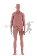 Sebastian Animated 003 Standing | RENDERPEOPLE