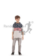Tyler Animated 001 Standing | RENDERPEOPLE