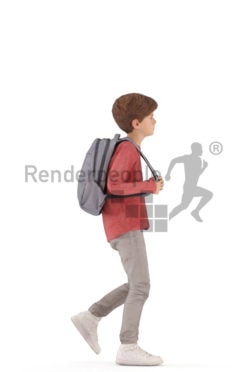 Tyler Animated 002 Walking | RENDERPEOPLE