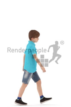 Tyler Animated 003 Walking | RENDERPEOPLE