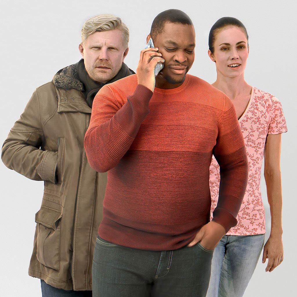 4D People | Volumetric People for Visualization | RENDERPEOPLE