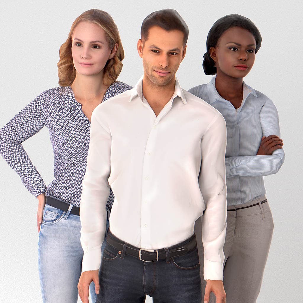 Ready-to-use 3D Animated People | RENDERPEOPLE